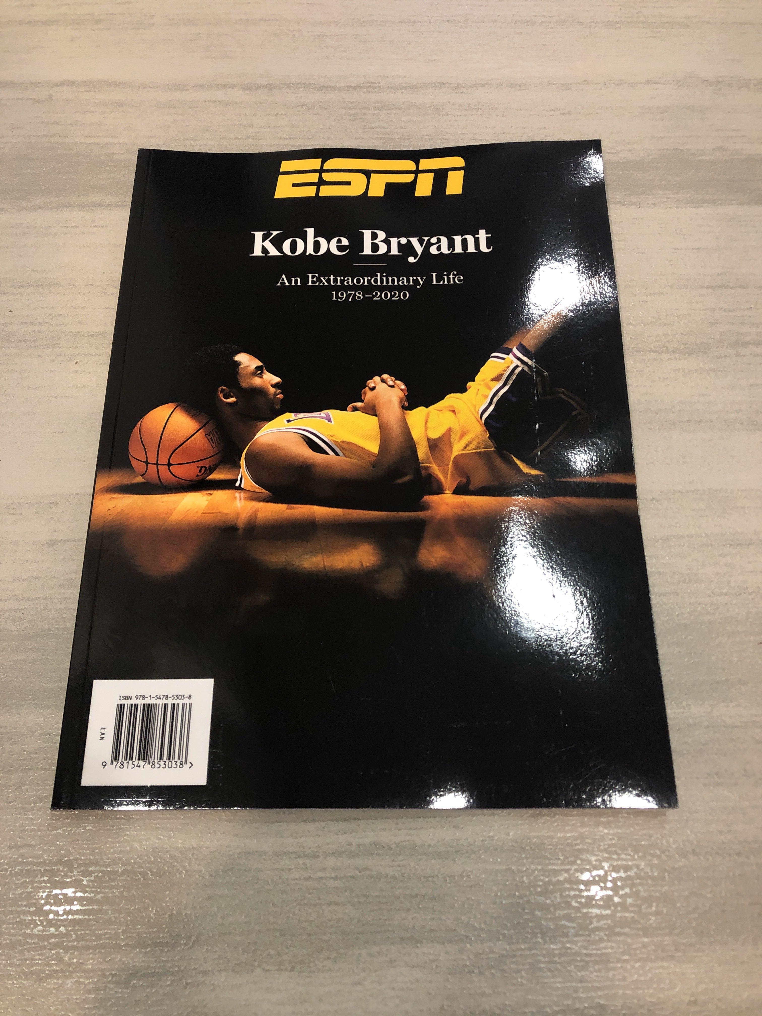 Kobe Bryant ESPN Commemorative Magazine: An Extraordinary Life, Hobbies ...