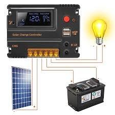 MOHOO CMG-2420 20A 12V-24V Auto Switch LCD Solar Panel Battery ...