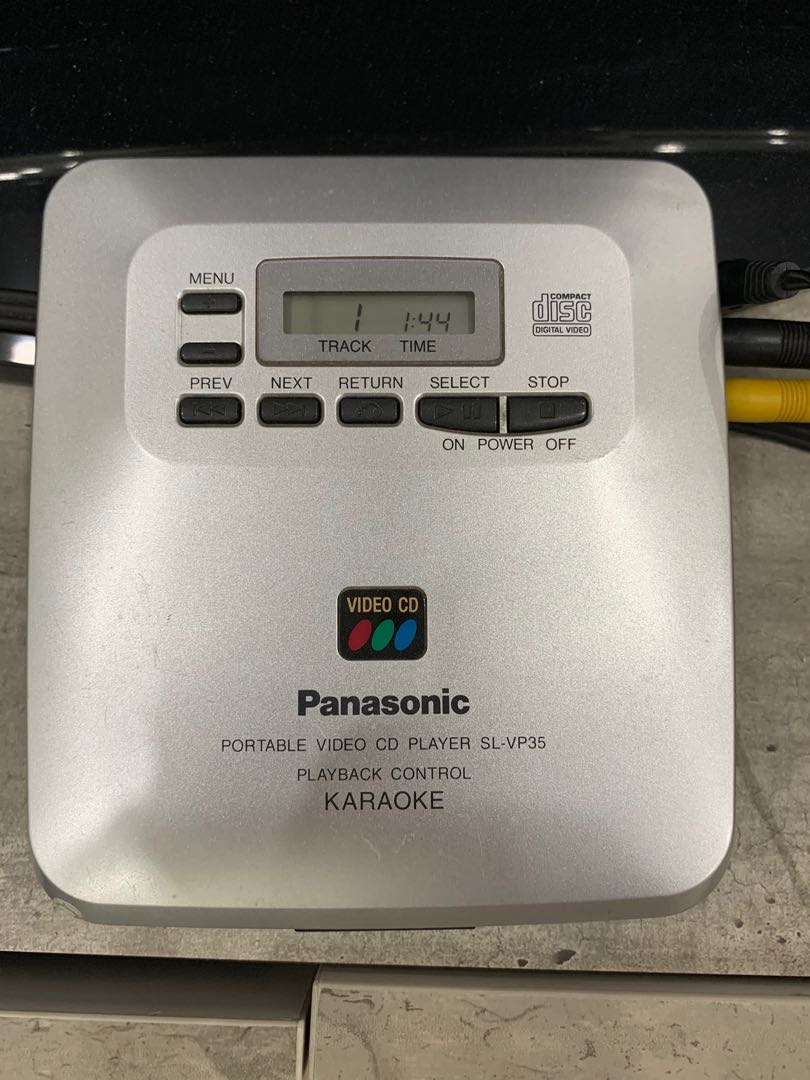 Old panasonic portable vcd player, Audio, Portable Music Players on ...