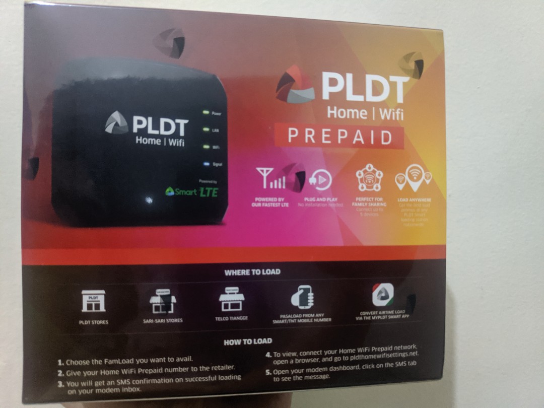 PLDT Prepaid Home Wifi (Sealed & Brand New), TV & Home Appliances, TV ...
