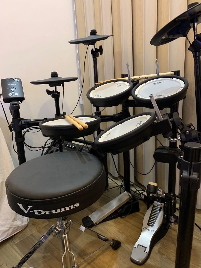 Roland Electric Drum Set, Hobbies & Toys, Music & Media, Musical ...