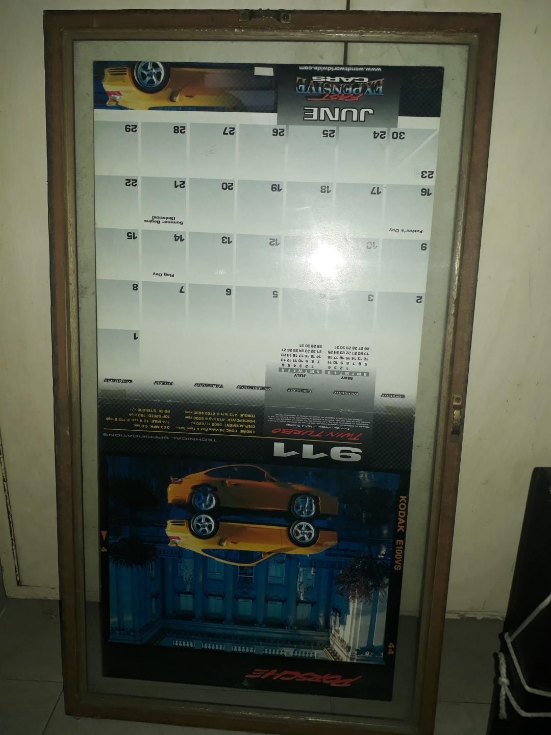 Saleen car glass frame, Furniture & Home Living, Home Decor, Frames ...