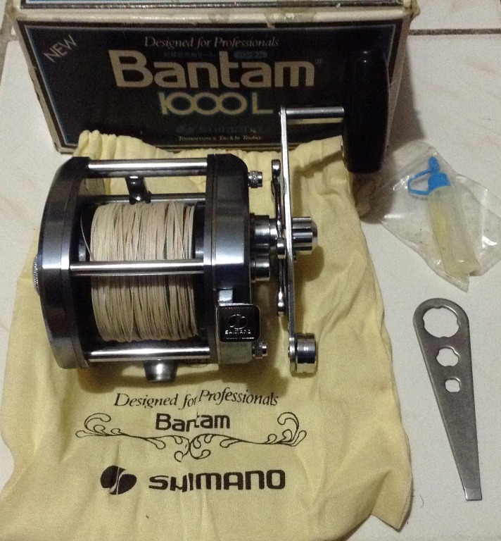 Shimano Bantam 1000L Fishing reel Made in Japan Rare, Sports Equipment ...