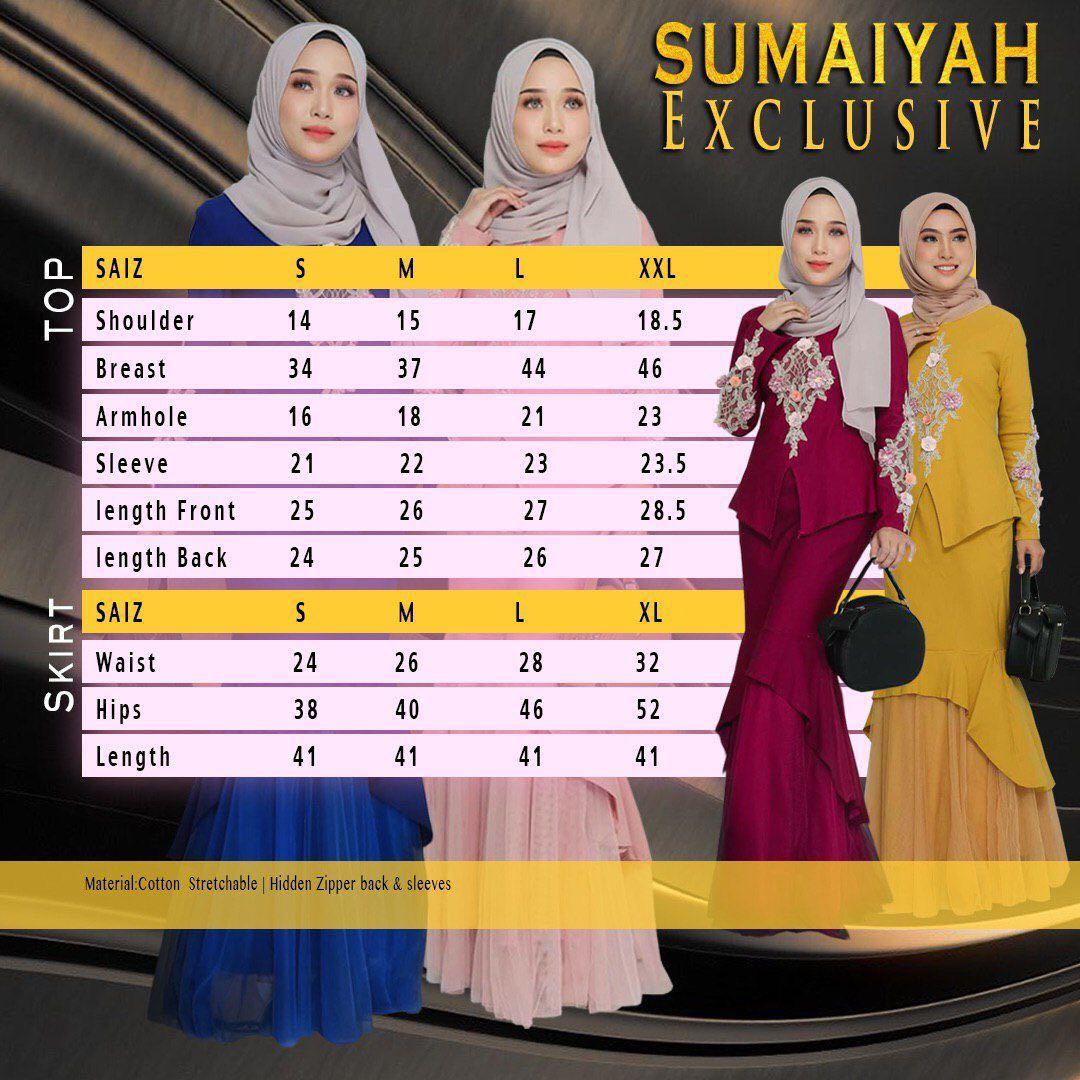Sumaiyah RAYA, Women's Fashion, Muslimah Fashion, Baju Kurung & sets on ...