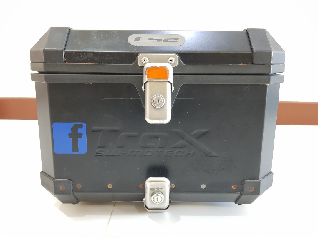 SW-Motech TRAX Aluminium Top Box, Motorcycles, Motorcycle Accessories ...