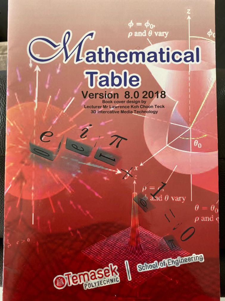 temasek poly maths table, Hobbies & Toys, Books & Magazines, Assessment ...