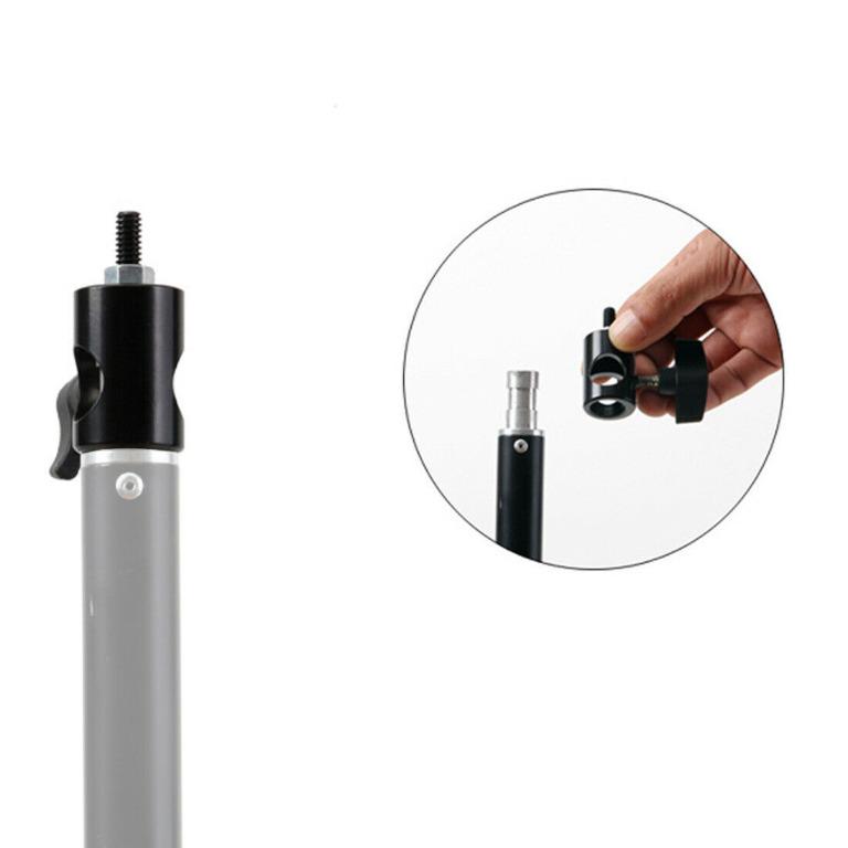 Tripod Light Stand Head Converter to 1/4 Screw Adapter for LED Light ...