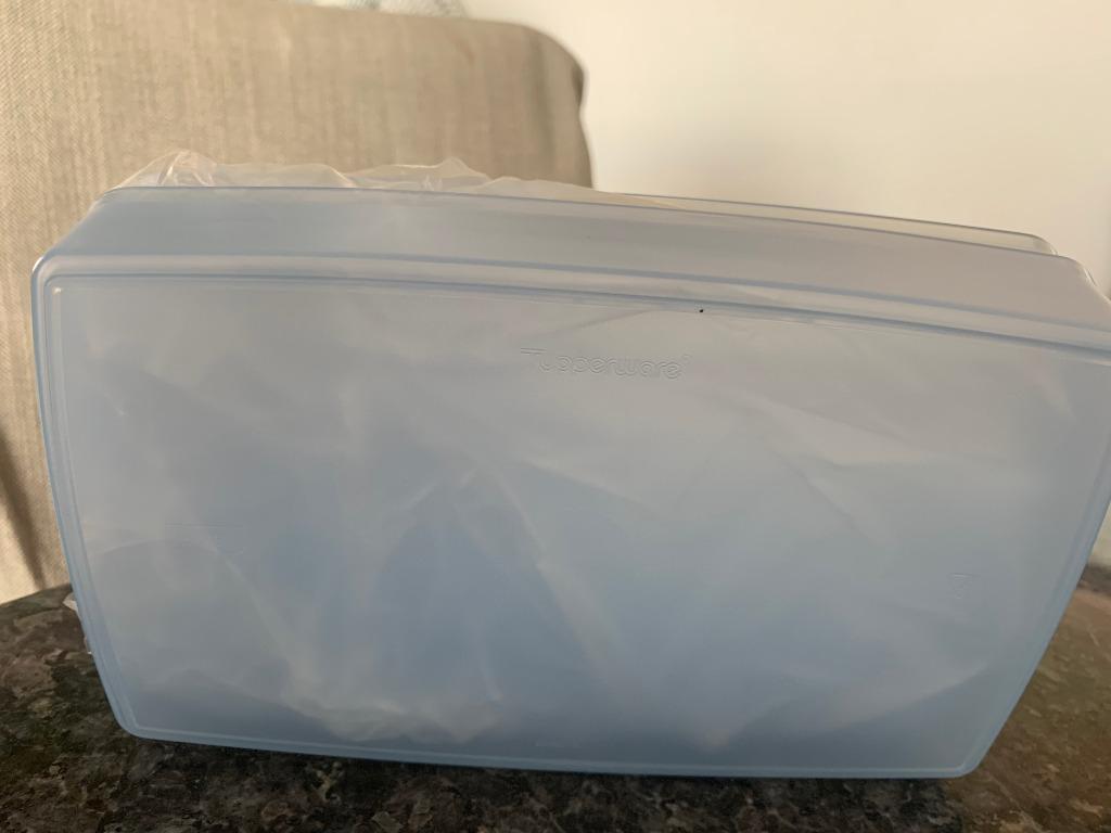 Tupperware rectangular boxes with lids, Furniture & Home Living ...