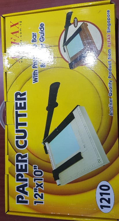 Used Alfax Paper Cutter, Books & Stationery, Stationery on Carousell