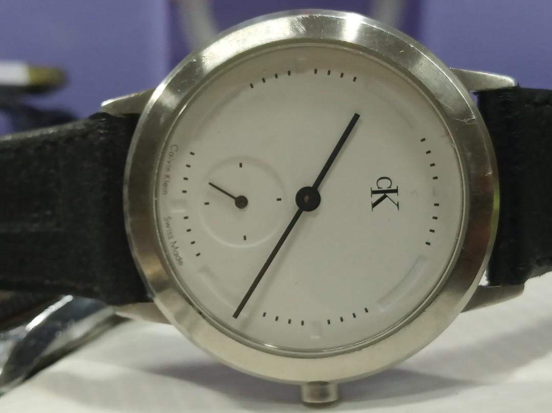 Vintage CK Calvin Klein gent swiss made watch, Men's Fashion, Watches ...