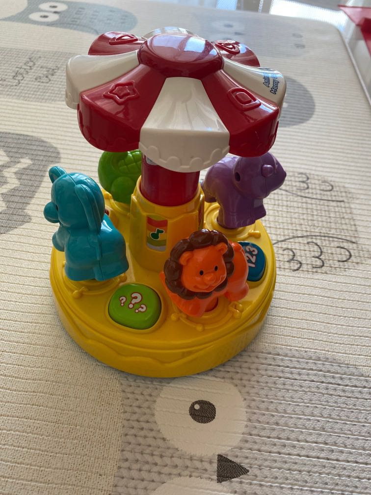VTECH Animal Fun Merry Go Round, Hobbies & Toys, Toys & Games on Carousell