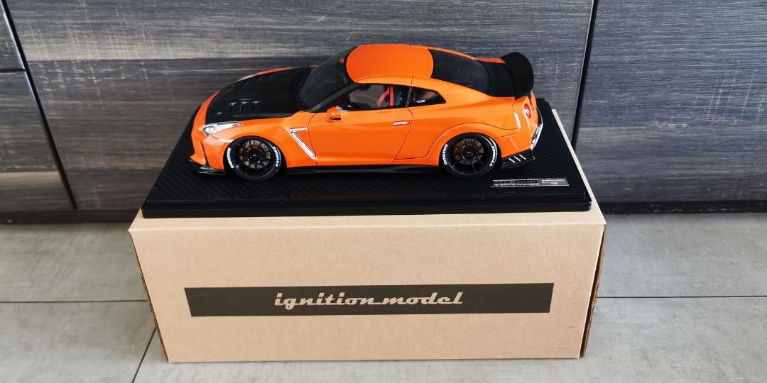 1/18 Ignition Model Top Secret Nissan GT-R R35 Orange (#1532 ...