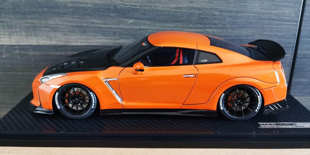 1/18 Ignition Model Top Secret Nissan GT-R R35 Orange (#1532 ...