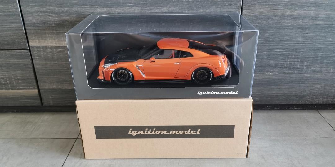 1/18 Ignition Model Top Secret Nissan GT-R R35 Orange (#1532 ...