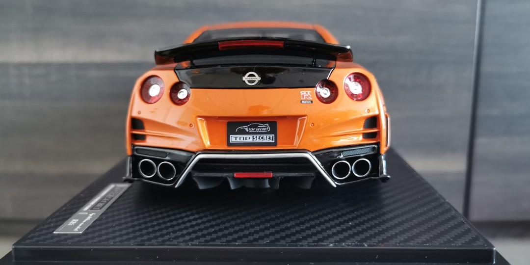 1/18 Ignition Model Top Secret Nissan GT-R R35 Orange (#1532 ...