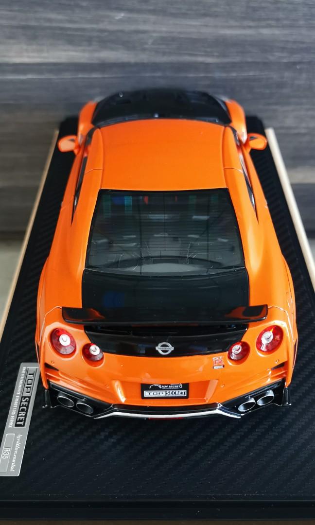 1/18 Ignition Model Top Secret Nissan GT-R R35 Orange (#1532 ...
