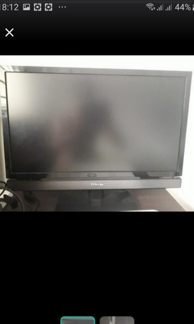 23 inch LED TV Toshiba, TV & Home Appliances, TV & Entertainment, TV on ...