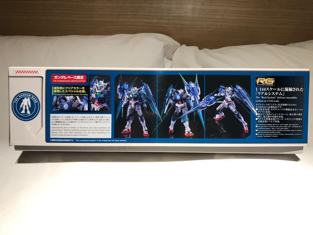 高達模型 Gundam RG1/144 00Q Trans-AM 彩色透明 The Gundam Base, 興趣及遊戲, 玩具 & 遊戲類 ...