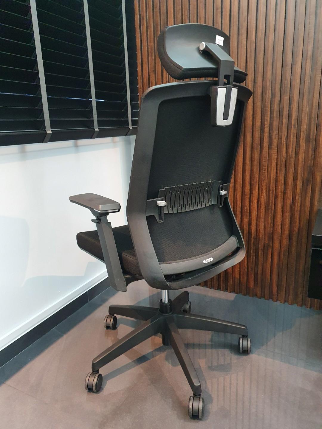 Benel C-Mesh Office Chair, Furniture & Home Living, Furniture, Chairs ...