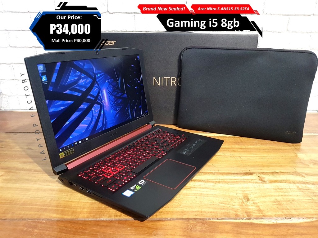 Brand-new SEALED GAMING Acer Nitro 5 i5 8gb!, Computers & Tech, Laptops ...