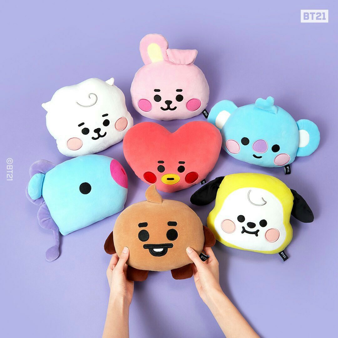 BT21 Baby Face Cushion Pillow OFFICIAL from KOREA, Hobbies & Toys ...