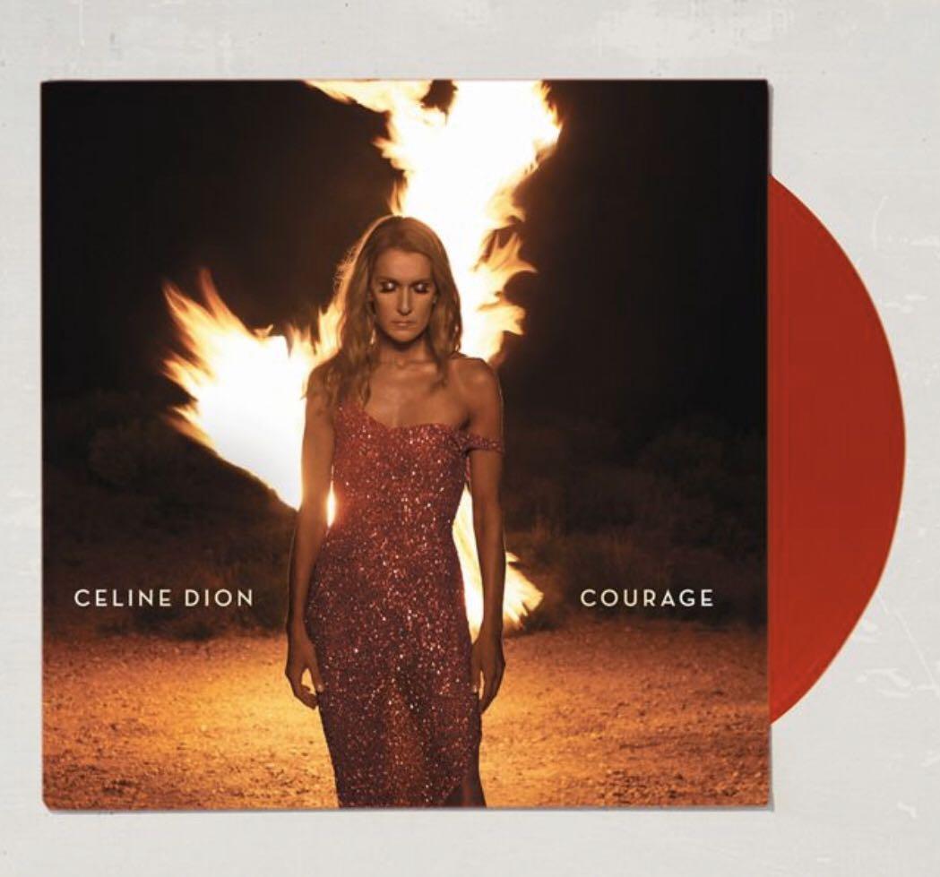 Celine Dion - Courage (Red Colored Deluxe Edition vinyl LP), Hobbies ...