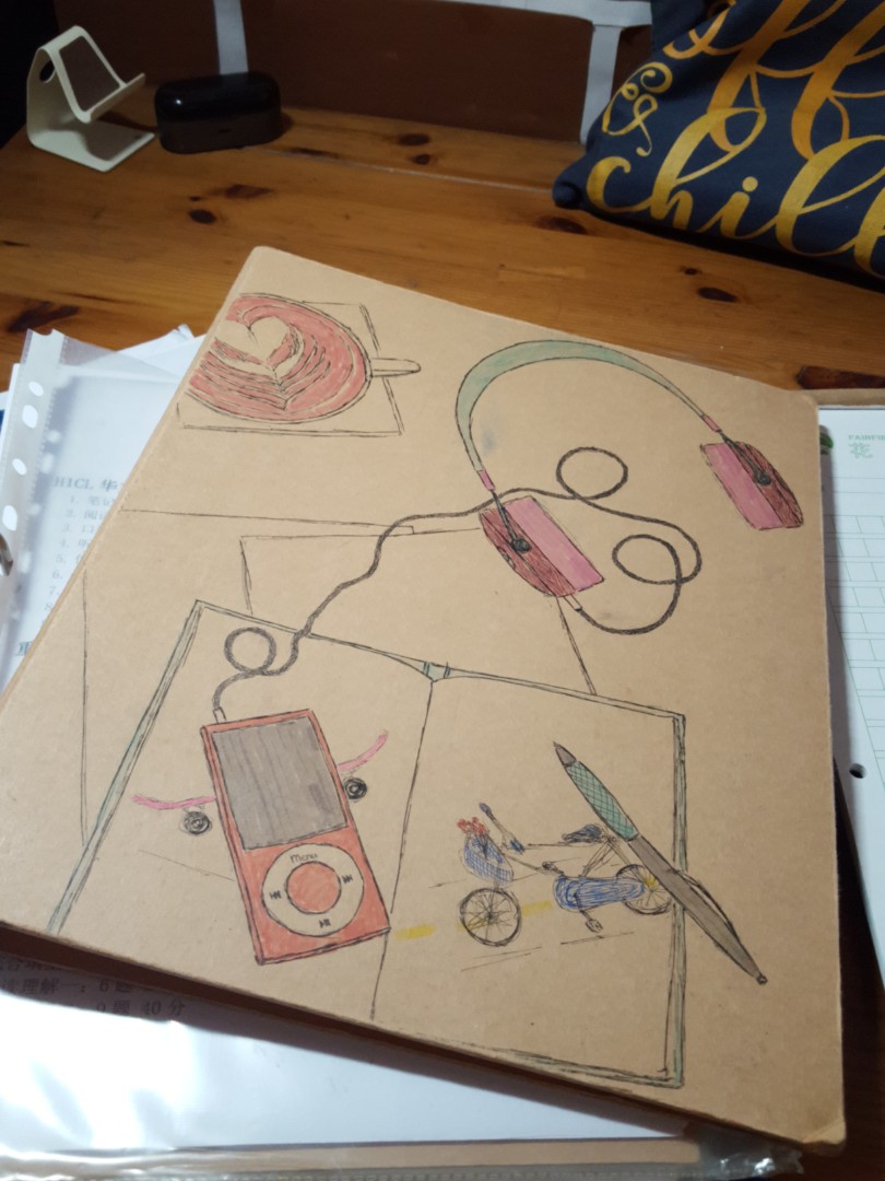 Customised Muji ring file, Books & Stationery, Stationery on Carousell