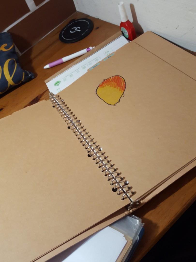 Customised Muji ring file, Books & Stationery, Stationery on Carousell