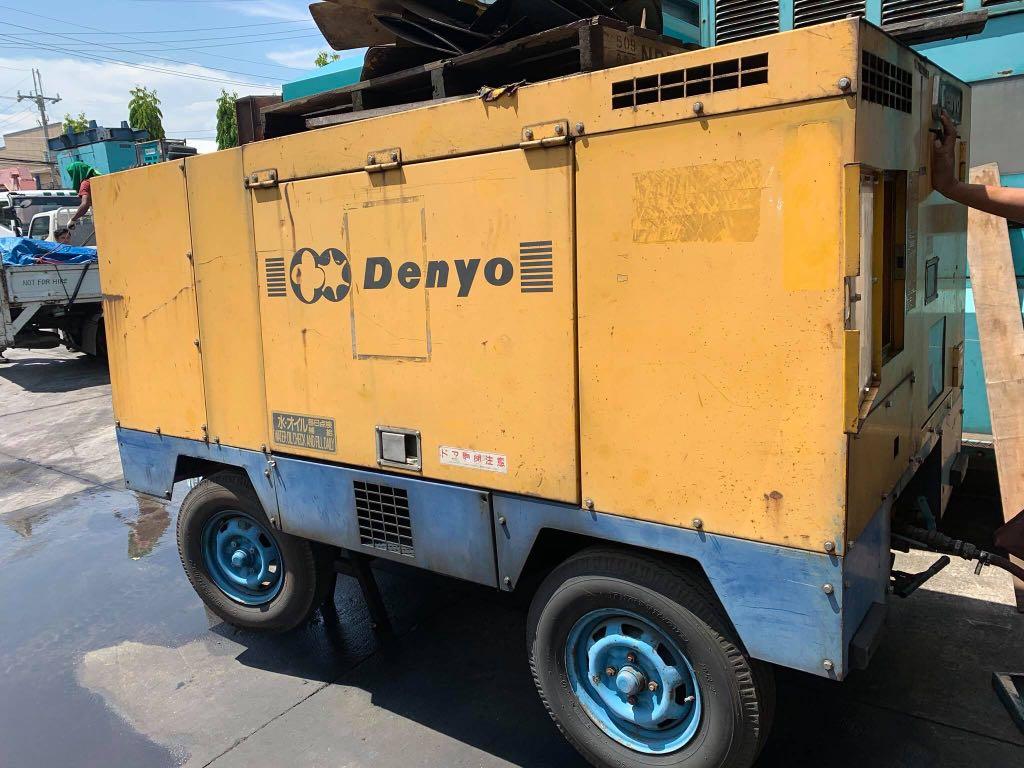 Denyo 370 cfm Compressor, Commercial & Industrial, Industrial Equipment ...