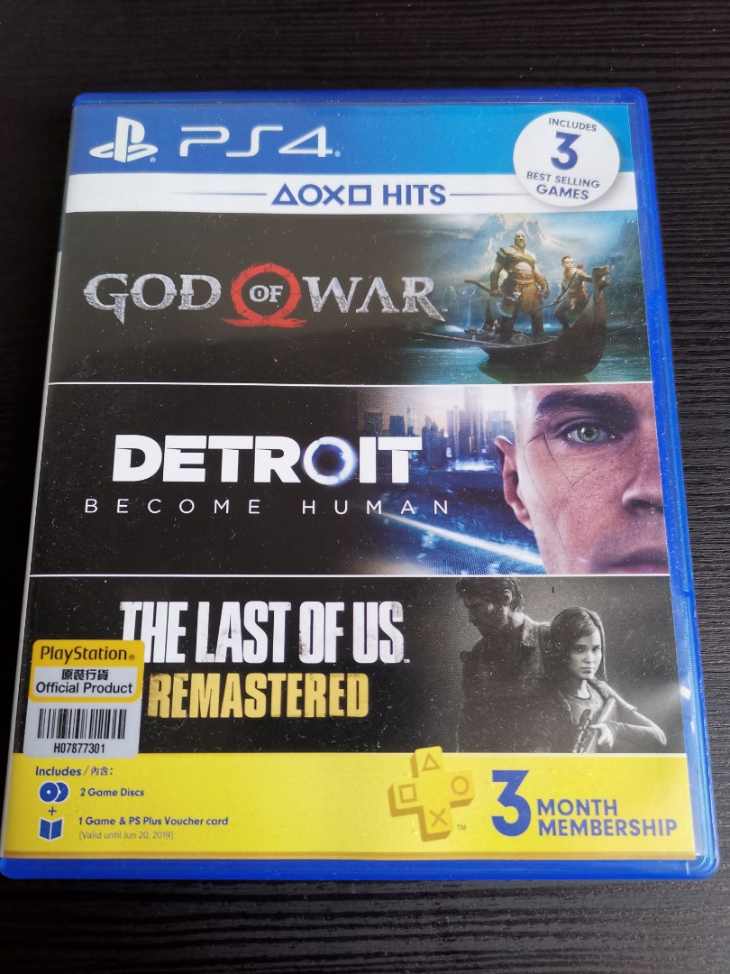 God of War (GoW) & Detroit Become Human for PS4, Video Gaming, Video ...