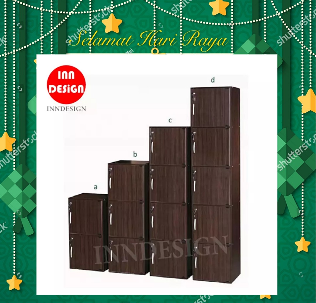 Hari raya Dahlia book shelf bookshelf storage cabinet, Furniture & Home ...