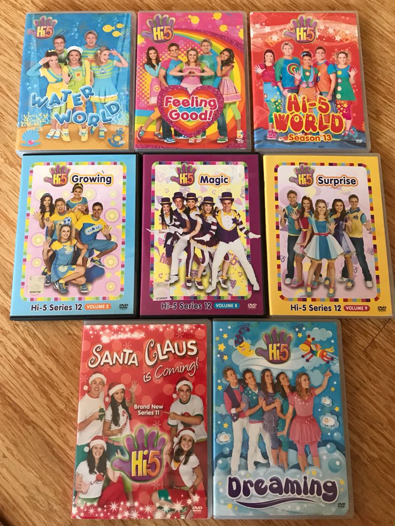 Hi-5 DVDs, Hobbies & Toys, Music & Media, CDs & DVDs on Carousell