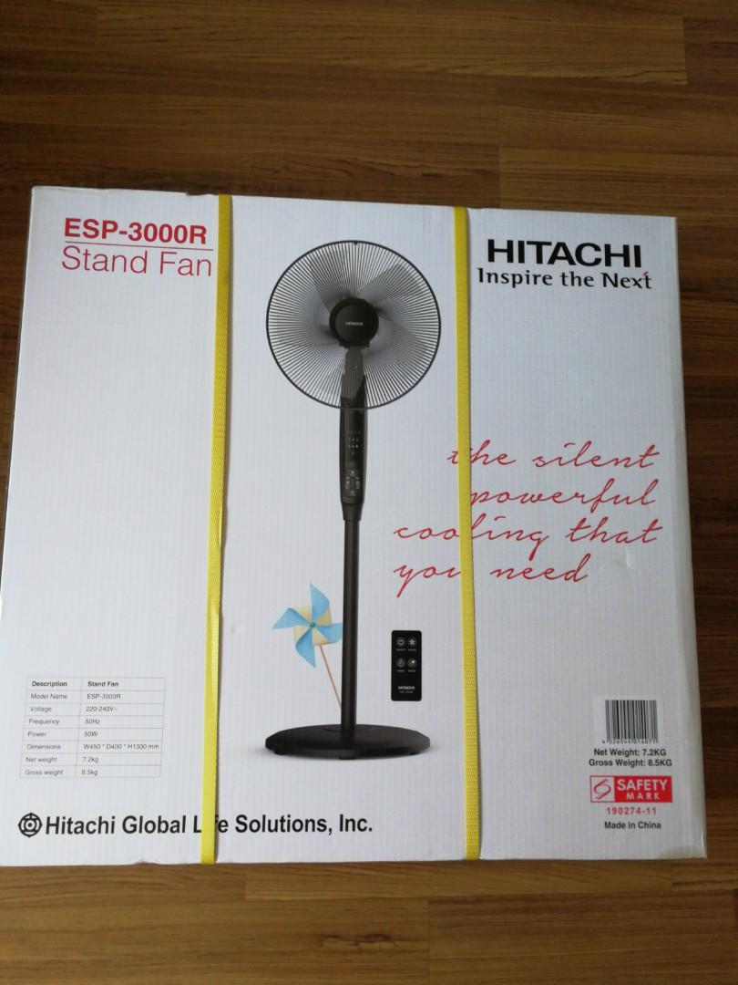 Hitachi stand fan, Furniture & Home Living, Lighting & Fans, Fans on ...