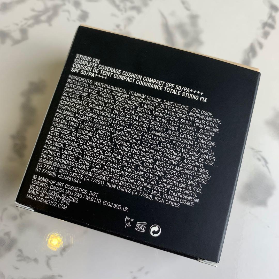 MAC cosmetics Studio Fix Complete Coverage Cushion Compact SPF 50/ PA ...