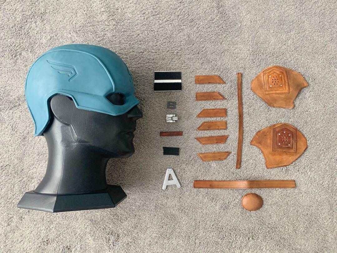 Marvel | Captain America Helmet Kit, Hobbies & Toys, Toys & Games on ...