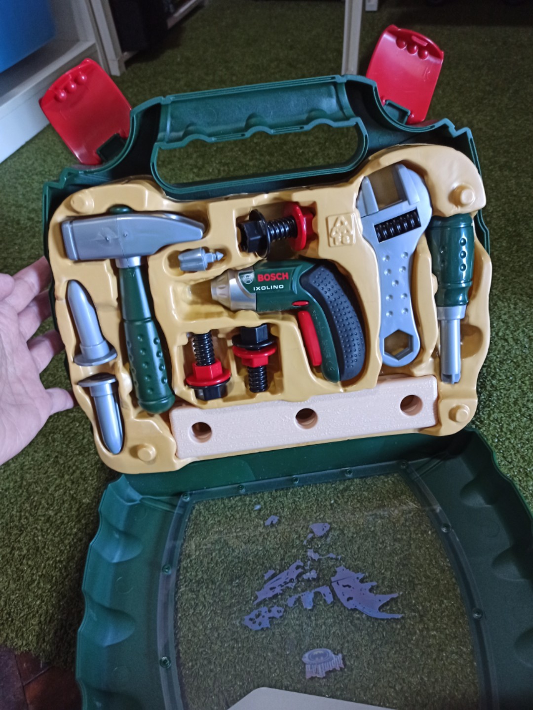 Mini Bosch tool set, Hobbies & Toys, Toys & Games on Carousell