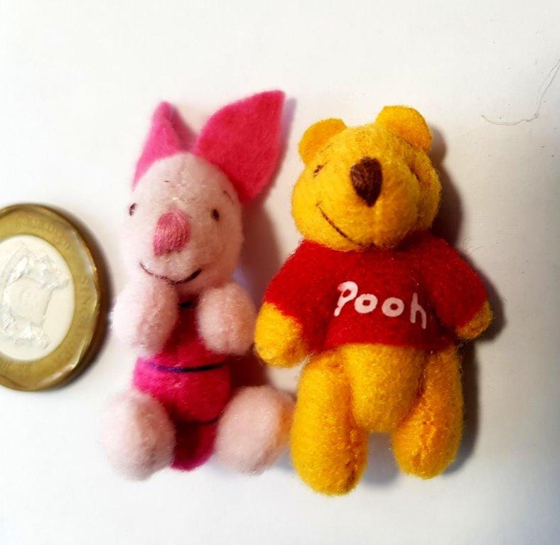 Miniature Winnie The Pooh and Tigger, Toys & Games, Stuffed Toys on ...