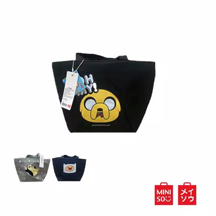 Miniso Official Adventure Time-Lunch Bag/ Tas Makanan, Fesyen Wanita ...