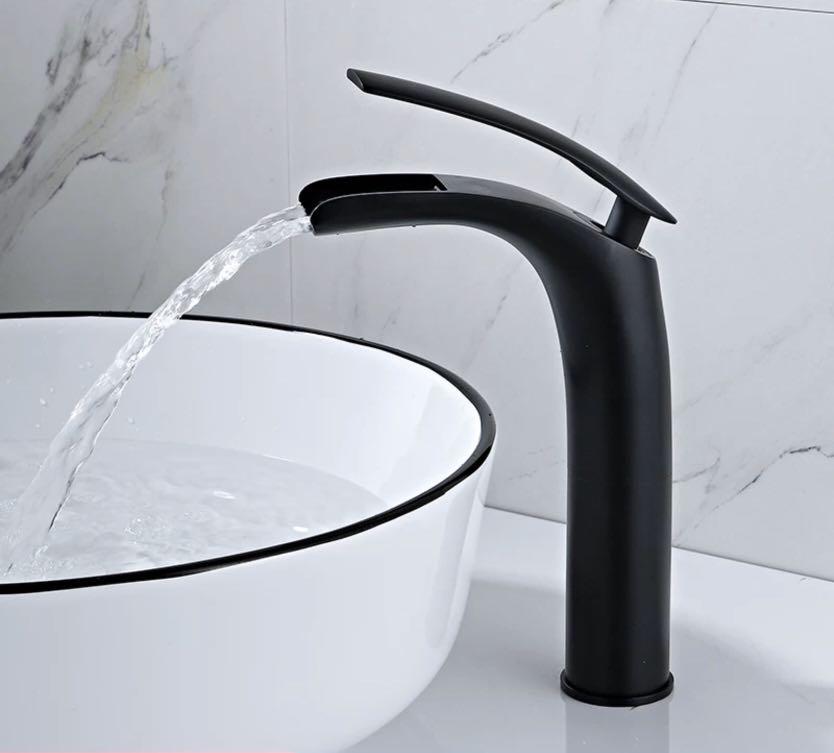 Natural Flow Basin Table Top Tap Mixer, Furniture & Home Living ...