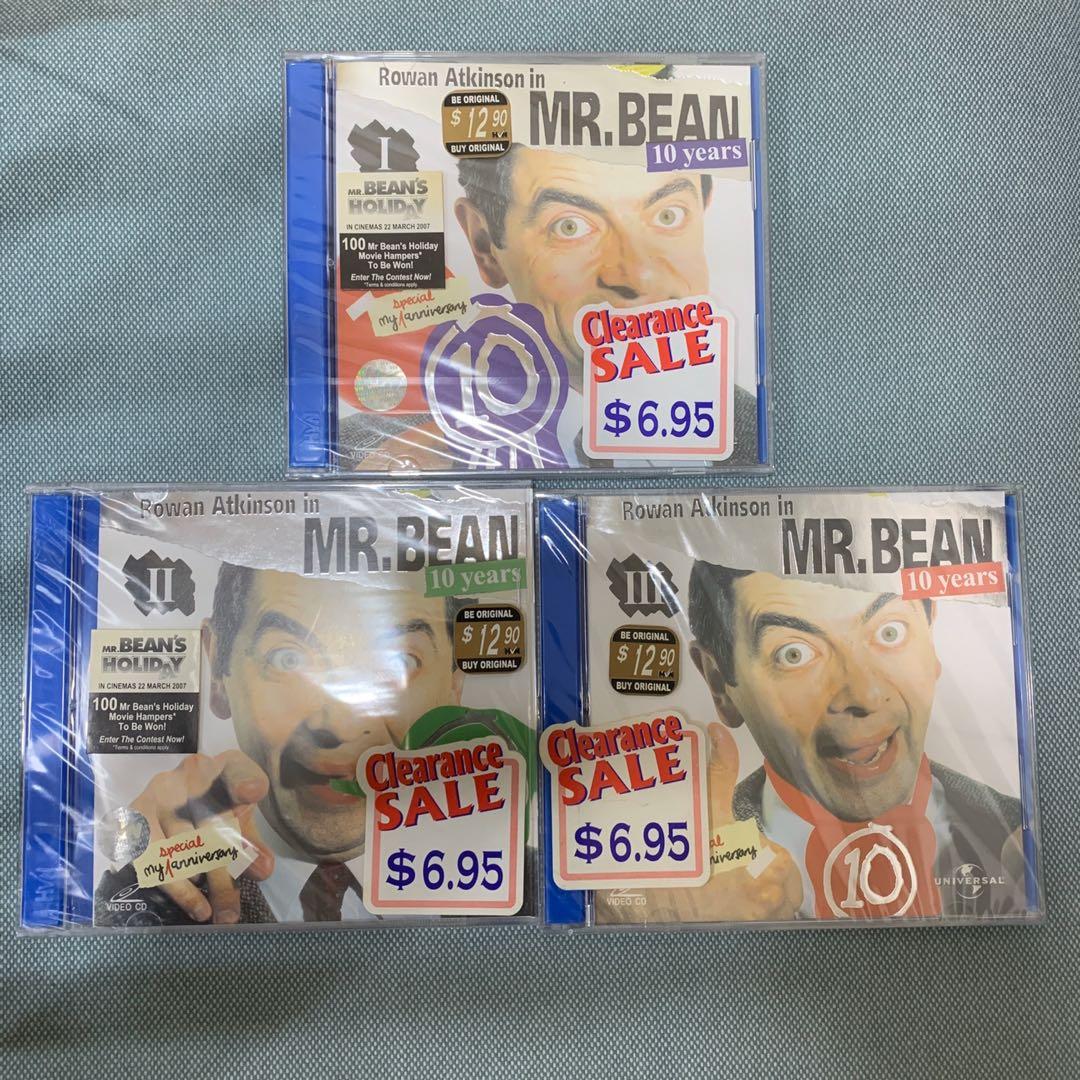 New Sealed Original Mr Bean Rowan Atkinson Complete 3 Video CD VCD Set ...