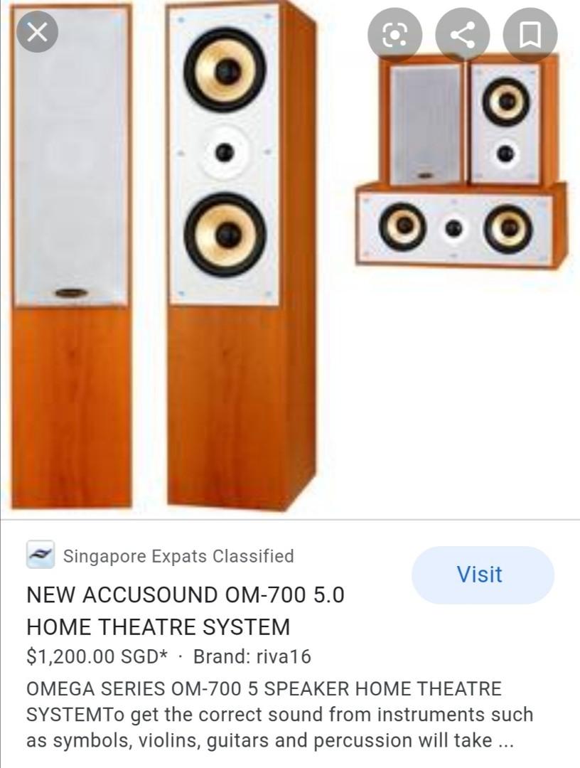 OM 700 omega series home theatre system, Furniture & Home Living ...