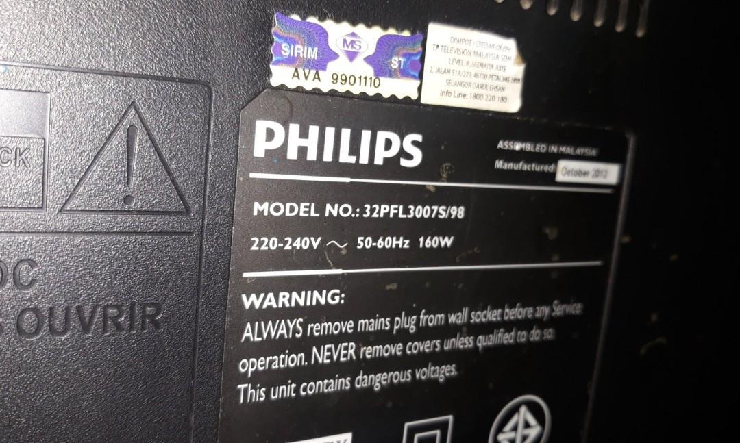 Power board Philips Led TV, TV & Home Appliances, TV & Entertainment ...