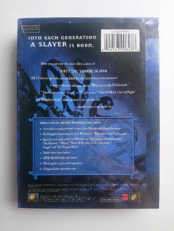 Region 1, Buffy the Vampire Slayer Season 1 DVD Box Set, Hobbies & Toys ...