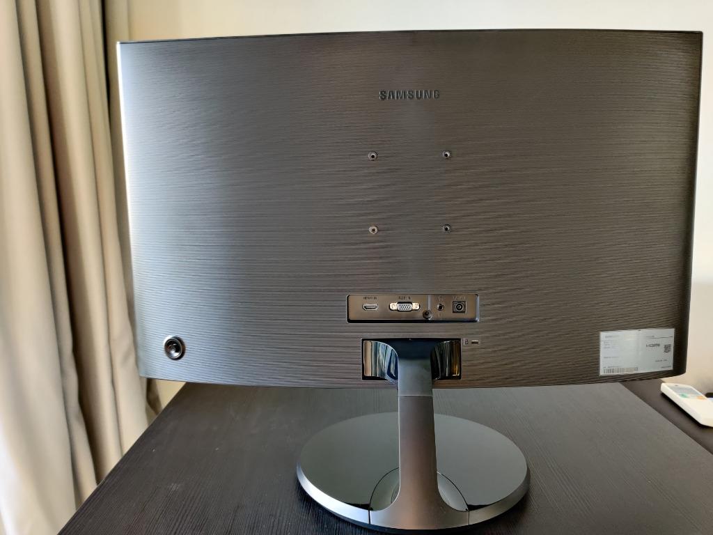 Samsung 27" inch curved monitor FHD C27F390FHE, Computers & Tech, Parts ...