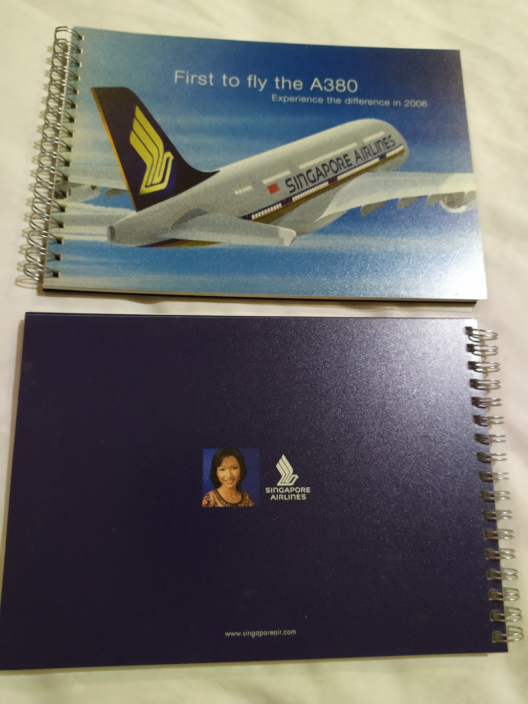 SIA First to fly the A380 Note Book, Hobbies & Toys, Memorabilia ...