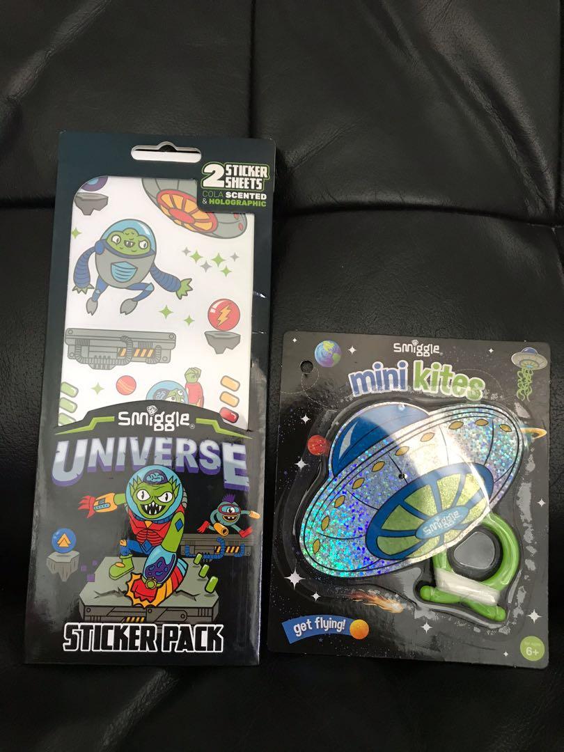 Smiggle stickers and kites, Hobbies & Toys, Stationery & Craft ...