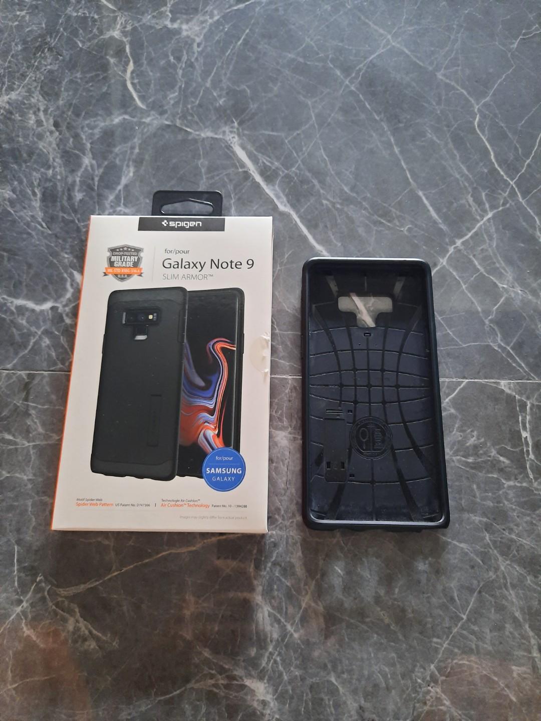 Spigen note 9 slim armor case, Mobile Phones & Gadgets, Mobile & Gadget ...
