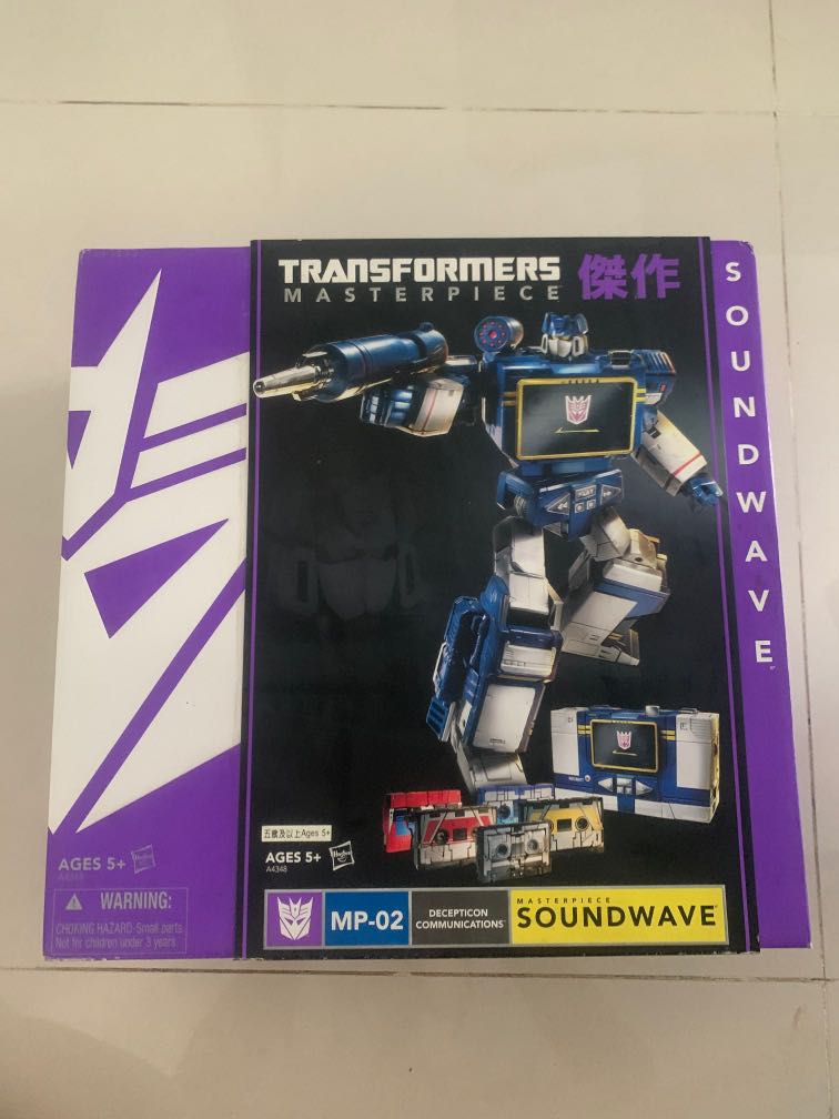 Transformers Masterpiece MP-02 Soundwave Hasbro Gundam Metal Build ...