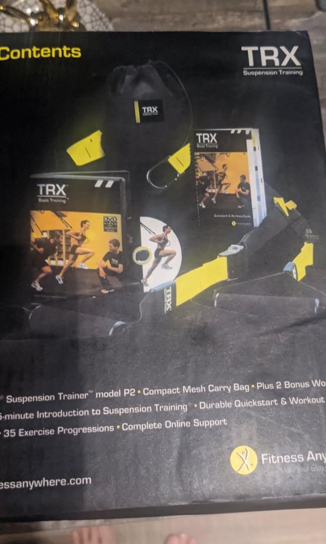 TRX original suspension training pro pack, Sports Equipment, Exercise ...