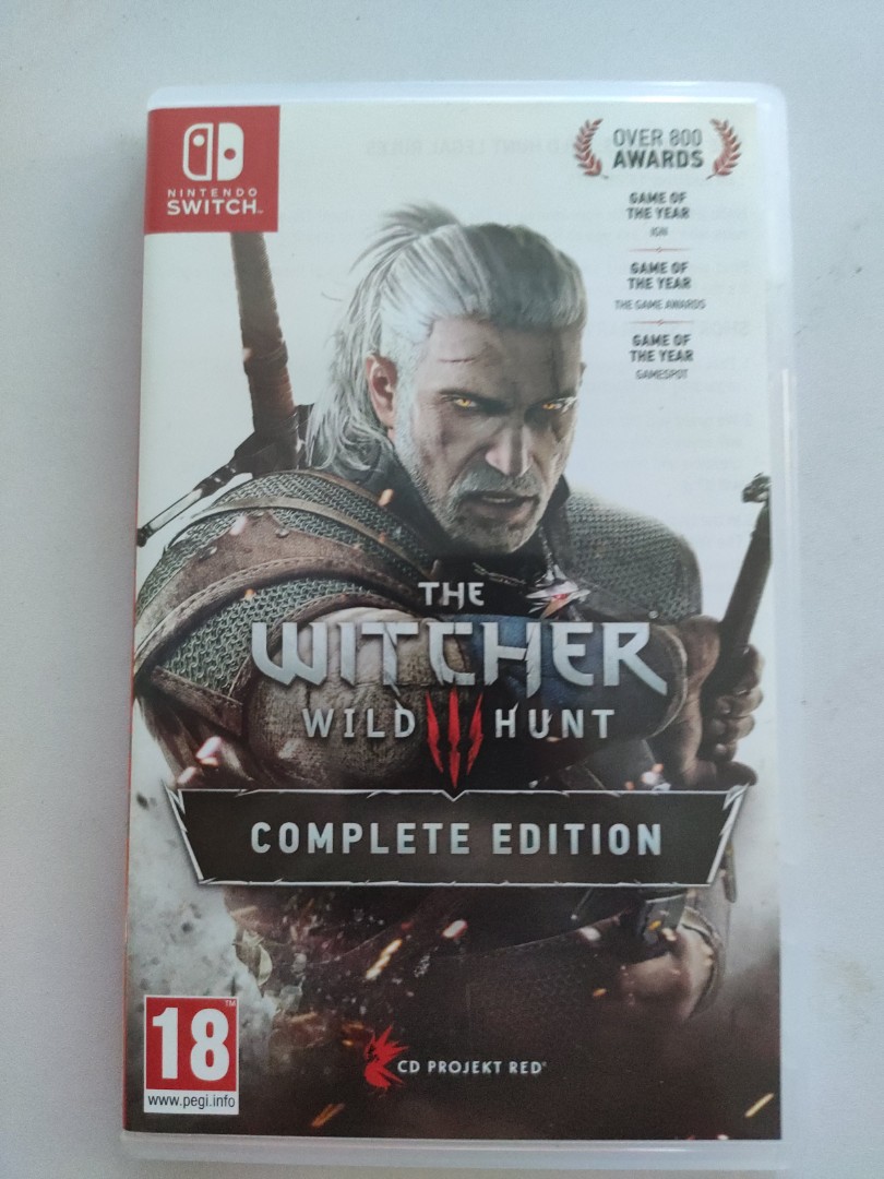Witcher 3 Complete edition Nintendo switch, Video Gaming, Video Games ...